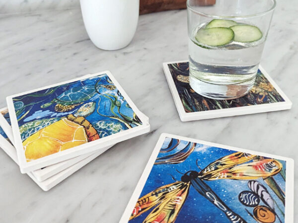 Stone Coasters – Clay Born Pottery & Textiles