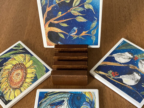 Stone Coasters – Clay Born Pottery & Textiles